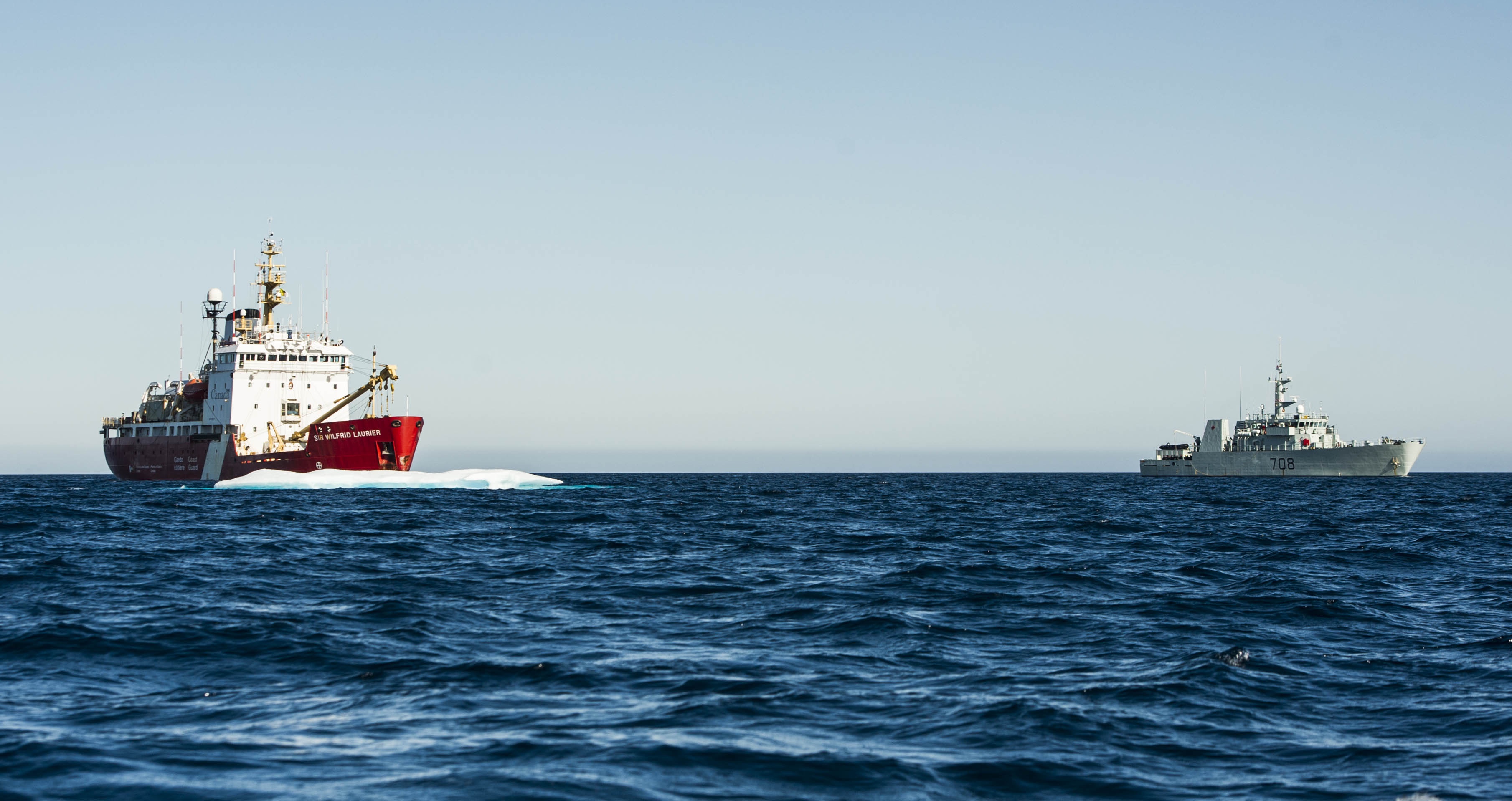 The Vessels of the 2022 Government of Canada archaeological expedition ...