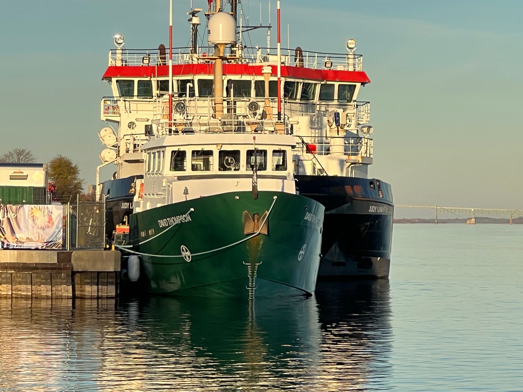 The Vessels of the 2022 Government of Canada archaeological expedition ...